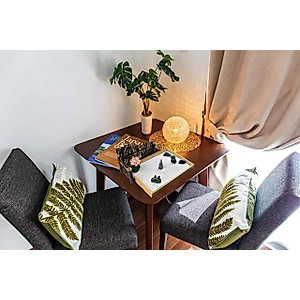 Artcome Japanese Zen Sand Garden for Desk with Rake, Stand, Rocks and Mini Furnishing Articles - Office Table Accessories, Mini Zen Sand Garden Kit - Meditation Gifts