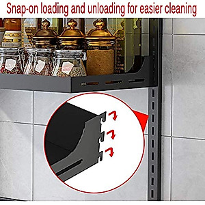 FEHUN Sinks,Stainless Steel Wall-Mounted Universal Kitchen Drain Rack,3-Layer Storage Rack,Chopstick Holder with