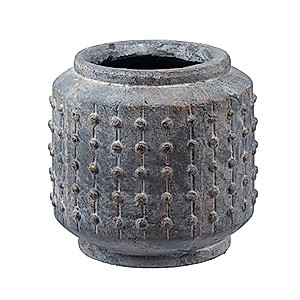 T2 Concept 100% Terracotta Southern Living Collection Noam Planter Aged Vintage Dramatic Look for Indoor or Outdoor No Bottom Hole