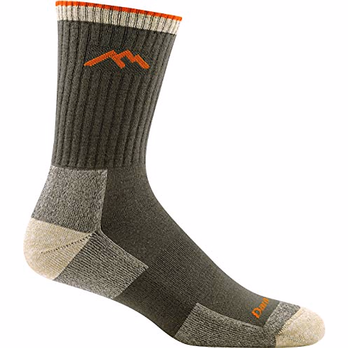 Darn Tough Coolmax Micro Crew Cushion Socks - Men's (Olive, Large)
