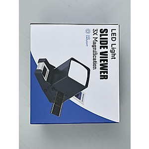 35mm Slide Viewer, Film Negative and Slide Viewer with 3X Magnification and LED Lighted Illuminated Viewing, USB Powered