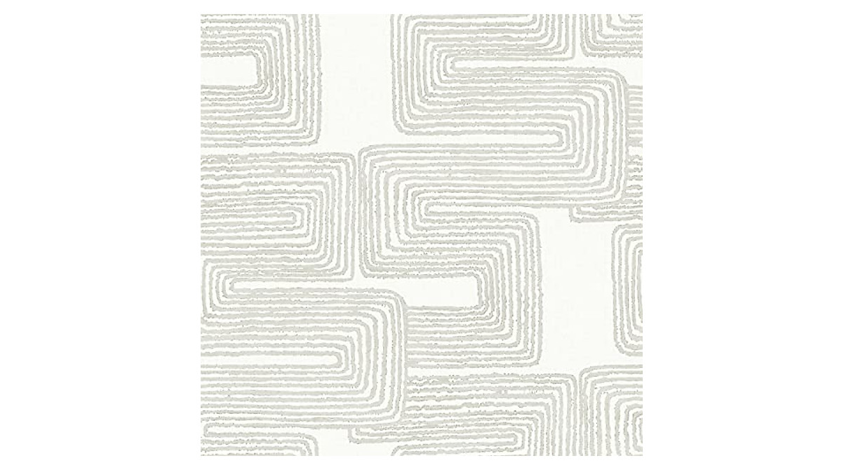 Nikki Chu Ivory White Zulu Peel & Stick Wallpaper