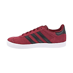 adidas Gazelle Big Kids Shoes Collegiate Burgundy/Core Black db2864 (5.5)