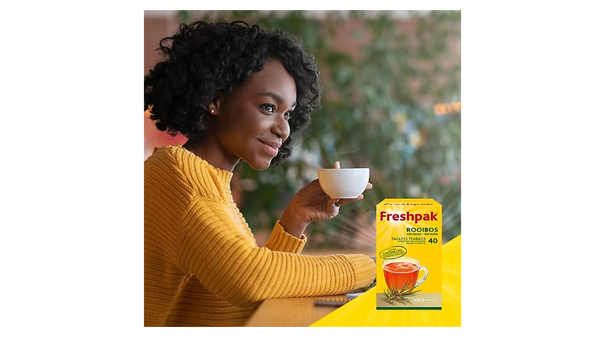 Freshpak Rooibos Tea - 40 Tagless Bags & Caffeine-Free