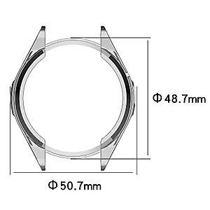 LOKEKE Compatible with Huawei Watch GT3 SE Protective Case Cover, PC Protective Case Cover Shell Compatible with Huawei Watch GT3 SE(PC Black)