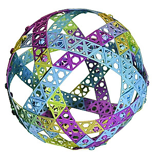 Qubits STEM Construction Set - 100 Pieces: an Open Play Engineering and Building Toy (Alternative to Blocks)