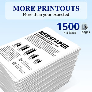 HaloFox Compatible Toner Cartridge Replacement for HP 83A CF283A 283A 83X 283X CF283X Laserjet Pro MFP M125nw M201dw M225dw M201n M125a M127fw M127fn M225dn 225dw 127fn Printer(Black, 4-Pack)