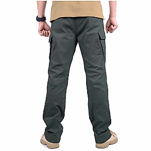 CARWORNIC Gear Men's Tactical Military Pants Lightweight Outdoor Work Hiking Combat Cargo Trousers with Multi Pocket