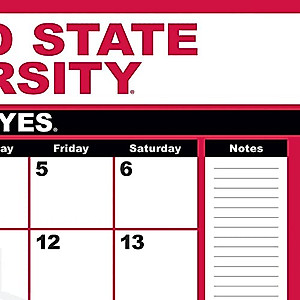 TURNER SPORTS Ohio State Buckeyes 2024 22X17 Desk Calendar (24998061494)
