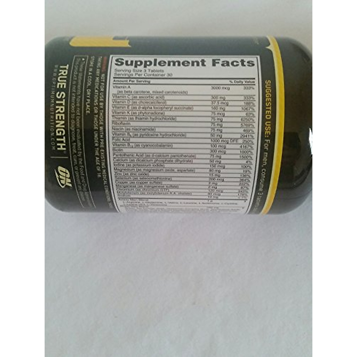 Optimum Nutrition Opti-Men and Opti-Women Combo Pack, Men's and Women's Multivitamin (Opti-Men 90 Tablets and Opti-Women 60 Capsules)