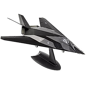 HANGHANG 1/72 F-117 Attack Plane （Nighthawk） Metal Fighter Military Model Diecast Plane Model for Collection or Gift Black