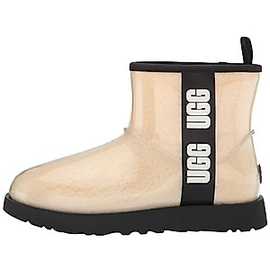 UGG Classic Clear Mini Boot, Natural / Black, Size 9