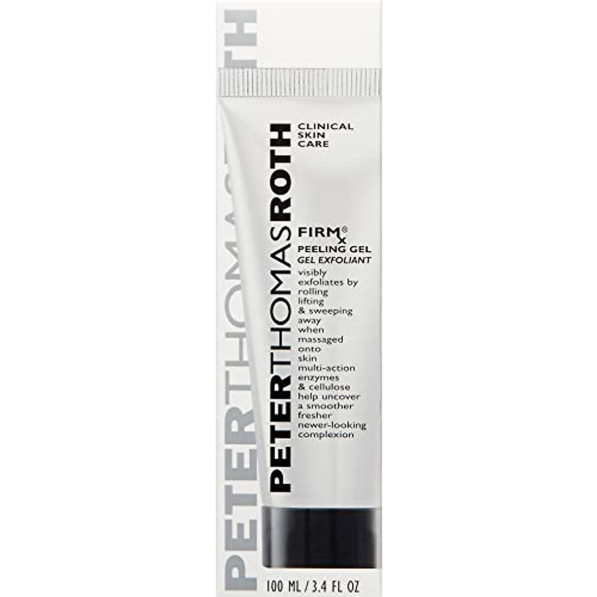Peter Thomas Roth | FIRMx Peeling Gel | Exfoliant for Dry and Flaky Skin, Enzymes and Cellulose Help Remove Impurities and Unclog Pores 3.4 Fl Oz (Pack of 1)