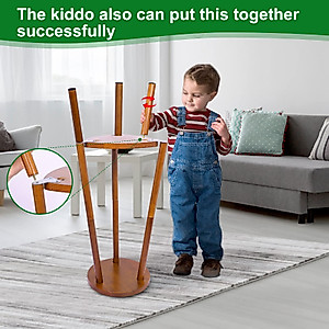 Eocogup Plant Stand Indoor Tall,2 Tier Convertible Wooden Flower Stand,Planter Stand,Multi-purpose Plant Shelf Indoor for Living Room Balcony Garden Patio Office,Walnut