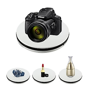 Xeternity-Made XMSound Rotating Display Stand,18inch/45cm 110V Electric Motorized Rotating Turntable Display Stand (White)