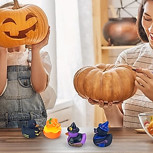 QPEY Halloween Rubber Ducks: 20 PCS Assorted 2 Inch Rubber Ducks, 10 Styles, Perfect for Jeeps Ducking, Party Favors, Decor, Gifts, Ages 3+