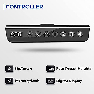 EUREKA ERGONOMIC Standing Desk L Shaped, 60 Inch Gaming Desk, Electric Height Adjustable Dual Motor, Rising Sit Stand Up Corner Desk for Computer Home Office, Smart Memory Preset Mousepad, Right