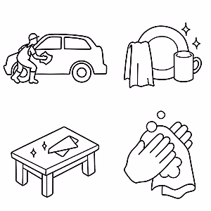 Big buy store Grey Green Brown Butterfly Tea Kitchen Dish Towels Set of 4, Soft Lightweight Microfiber Absorbent Hand Towel Yellow Gradient Towel for Kitchen Bathroom Cleaning Decor Gift 18x48 Inch