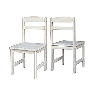 International Concepts Juvenile Chair, 13.75" W x 15" D x 27.5" H, Unfinished