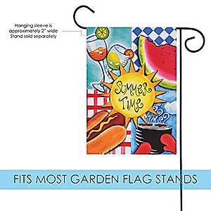 Toland Home Garden 112611 Summer Fun summer Flag 12x18 Inch Double Sided summer Garden Flag for Outdoor House Picnic Flag Yard Decoration