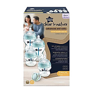 Tommee Tippee Advanced Anti-Colic Newborn Essentials Baby Bottle Set