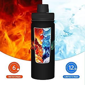 HIKTIEK Kings Rock Of Leon Band Stainless Steel Insulated Tumbler Sports Water Bottle Hot and Cold Travel Cup 18oz
