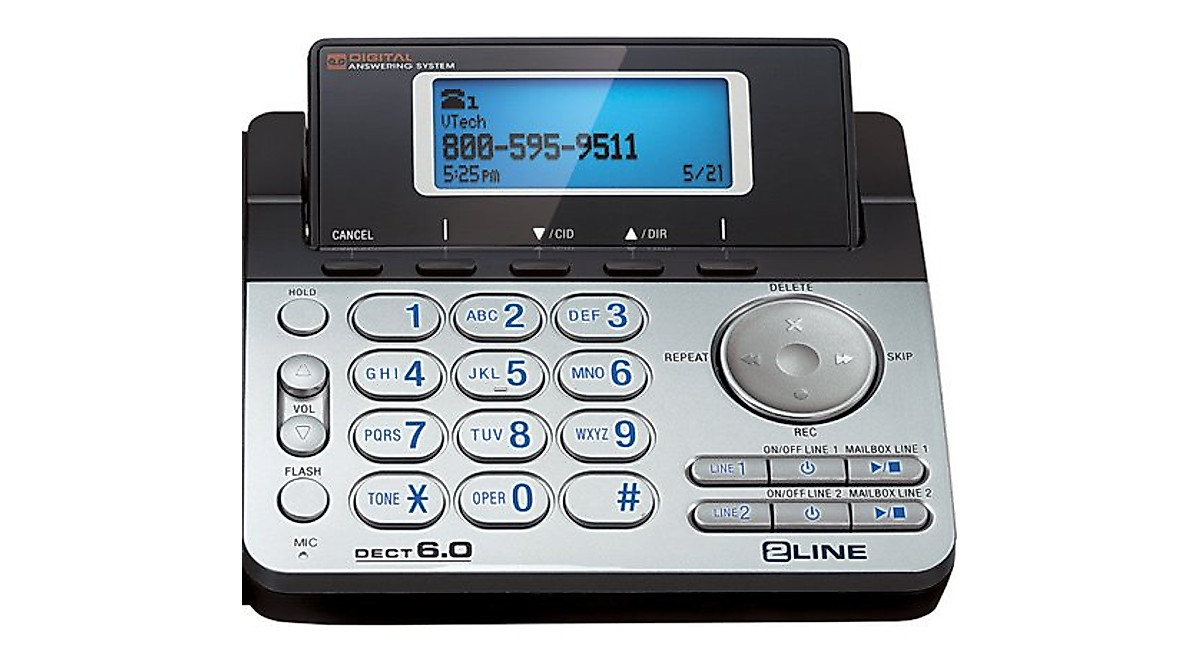 Vtech DS6151 2-Line Cordless Phone System w/ 7 Handsets
