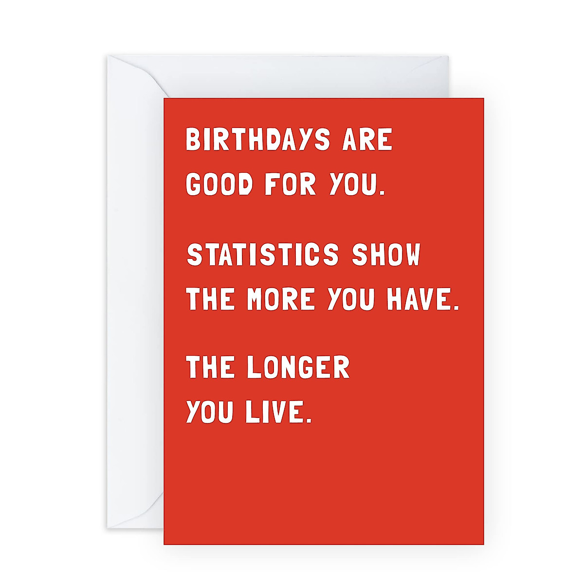 CENTRAL 23 Happy Birthday Card Funny - Banter Gag Joke Sarcasm - Best Friend Birthday Card for Men and Women - Dad Birthday Card - Birthday Cards for Mom - Comes With Stickers