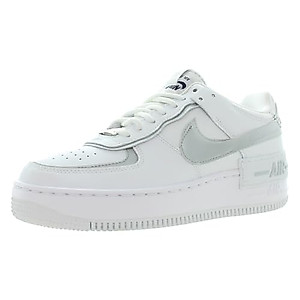 Nike Air Force 1 Shadow Womens White/Metallic Silver Size 8
