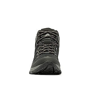Columbia Men's Granite Trail Mid Waterproof, Black/Titanium Grey Steel, 10