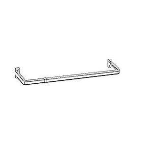 48" to 86" - SUPER DUTY Lockseam CURTAIN ROD with 2" Clearance #6125-025