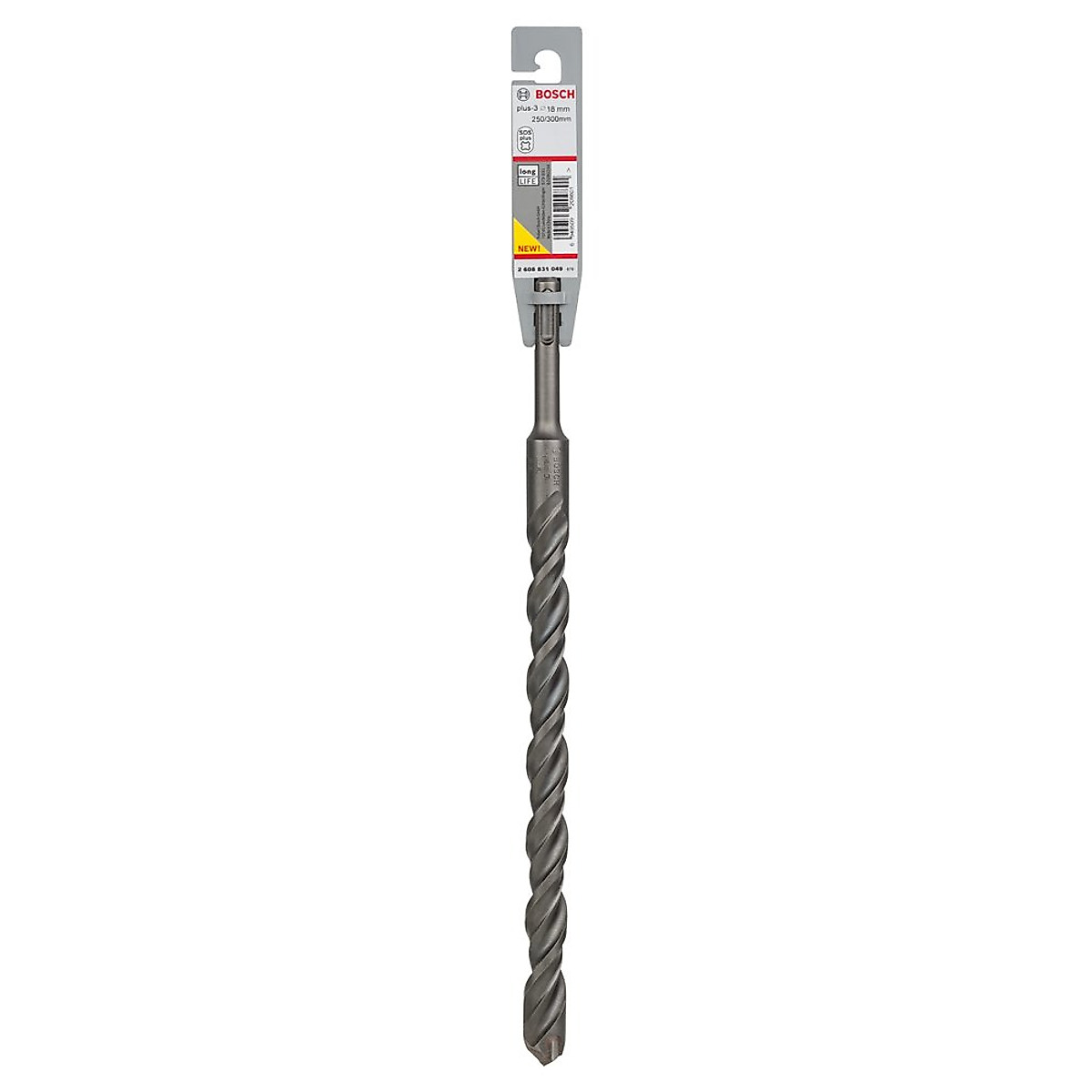 Bosch 2608831049 18x250x300mm Hammer Drill Bit SDS Plus, 3"