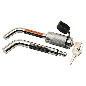 Reese Towpower 7006000 Chrome Plated Dual Bent Pin Receiver Lock,SILVER
