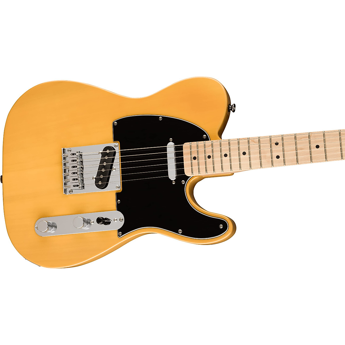 Squier Affinity Series Telecaster Electric Guitar, with 2-Year Warranty, Butterscotch Blonde, Maple Fingerboard