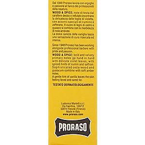 Proraso Cologne, Wood & Spice, 3.4 Fl Oz
