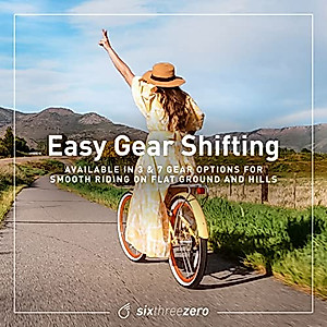 sixthreezero EVRYjourney Women's Beach Cruiser Bike, Step-Through Touring Hybrid Bicycle