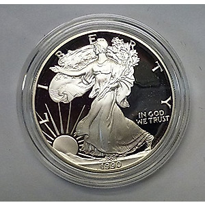 1990 S American 1 oz. Silver Eagle Dollar Proof US Mint