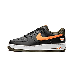 Nike Mens Air Force 1 Low DH7440 001 Hoops Black University Gold - Size 10.5