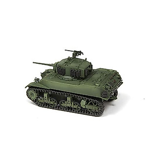 S-Model Chinese Army M5A1 Light Tank 1949 1/72 ABS Tank Pre-builded Model