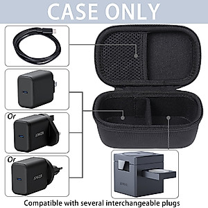 co2CREA Hard Case Compatible with Anker 3-in-1 Cube MagSafe Charger 15W Max Fast Charging Foldable Wireless Charger