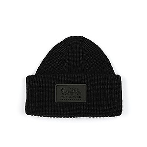 Coach Women's Patch Beanie, Black