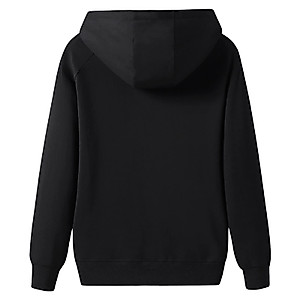 Maiyifu-GJ Men's Slim Fit Full Zip Hoodies Lightweight Athletic Casual Hooded Sweatshirt Long Sleeve Active Hoodie Jackets (Black,Large)