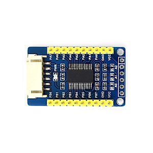 Waveshare MCP23017 IO Expansion Board I2C Interface Expands 16 I/O Pins Stack to 8 pcs Used at The Same Time Allow Multi I2C Modules to be Stacked