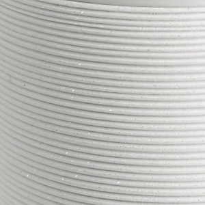 Allure Home Creation Huron Resin Sandstone Cotton Ball Jar