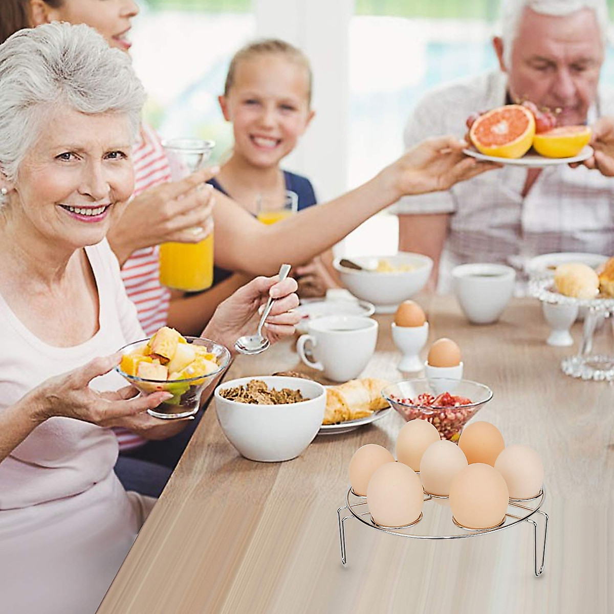 3 Qt Accessories Set for Instant Pot, Compatible with InstaPot Accessories 3 Quart Only, Mini Accessory Including Sealing Ring Steamer Basket Springform Pan Egg Rack Trivet