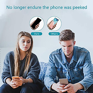 [2 Pack]Galaxy S21 Ultra Privacy Screen Protector Support Fingerprint Sensor Full Adhesive Soft Film,Maxsoco 2-Way Anti Spy Case Friendly Nano Shield[Not Glass](6.8inch),2021 Galaxy S21 Ultra 5G