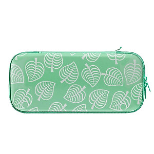 Carry Case for Nintendo Switch Lite ,Travel Case, Animal Crossing ,Accessories Pouch,Green
