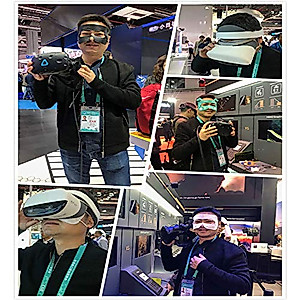 VR Mask 100pcs VR Experience Face Mask Sanitary Cloth Compatible VR Oculus Rift Playstation VR HTC Vive VR Goggle VR Box-Prevent Sweat and Dirt