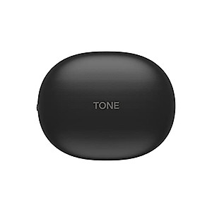LG TONE Free True Wireless Bluetooth Sports Earbuds TF8 - with Uvnano Charging Case, IP67 Dust and Water Resistance, Black