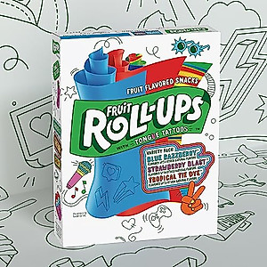 Fruit Roll-Ups Fruit Flavored Snacks, Variety Pack, Pouches, 10 ct (Pack of 10) ( packaging may vary )